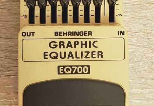 Гитарная педаль Эквалайзер behringer EQ700