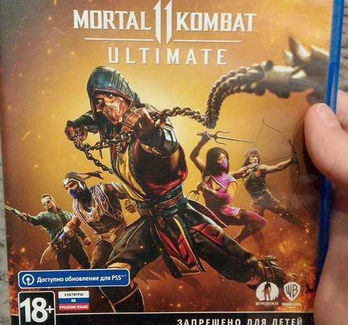 Диск ultimate mortal combat 11 ps4 б/у