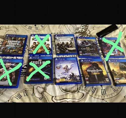 Игровые диски на ps4