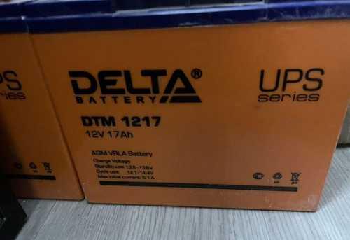 Аккамуляторная батарея Delta dtm 1217