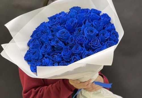 Синие розы 101 роза синий 49 синих роз