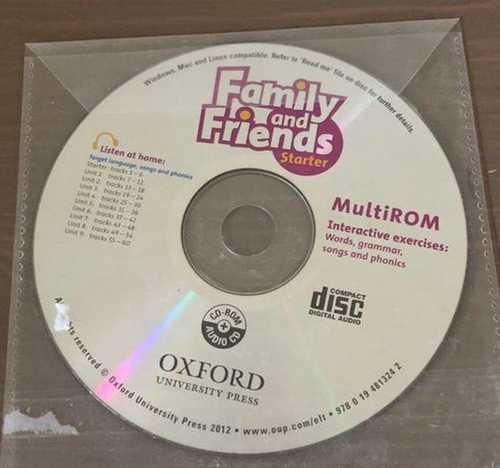 Диск к учебнику Family snd friends starter