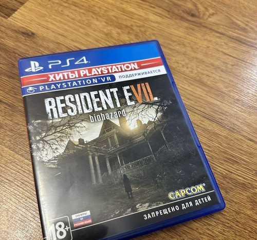 Resident evil 7 ps4 диск