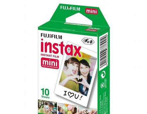 Картридж Fujifilm Instax Mini, 10 снимков