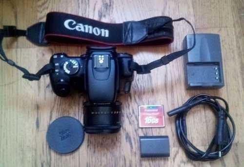 Зеркальный фотоаппарат Canon 400d, Helios 44-2
