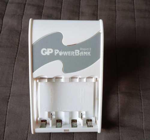 GP Power bank rapid 2 зарядка батареек