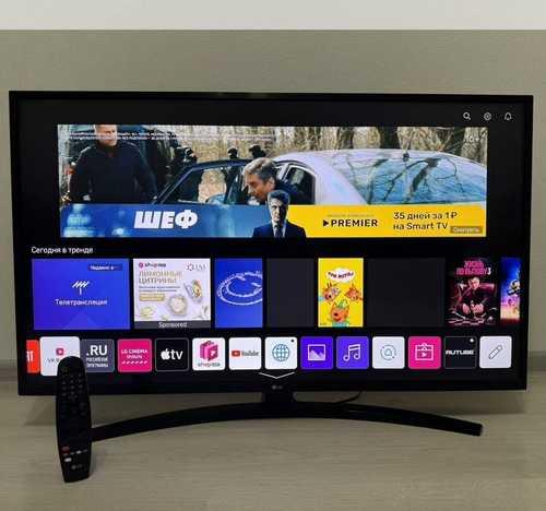 Топовый 43" LG 4K UHD SMART tv