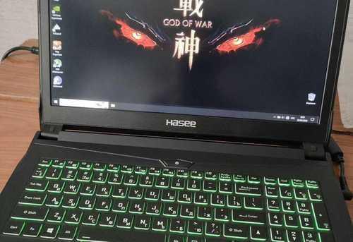 Игровой ноутбук Hasee ZX7-CT5DA