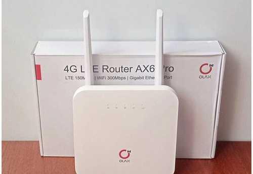 Роутер olax AX6 PRO 4G роутер wifi (аккумулятор)
