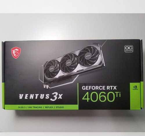 Видеокарта MSI GeForce 4060 TI 8GB