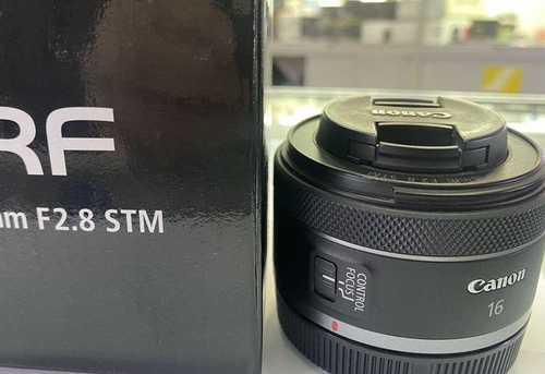 Canon RF 16mm f 2.8 stm