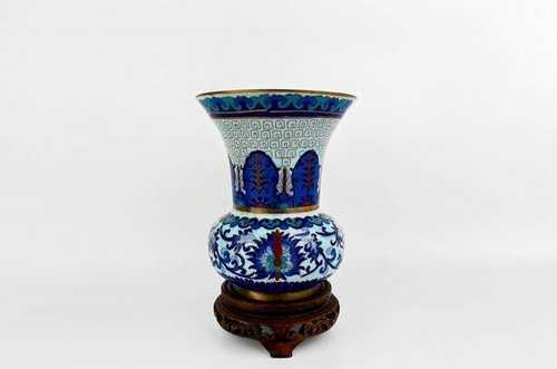 Старинная ваза, Китай, клуазоне, 1915-1940 гг
