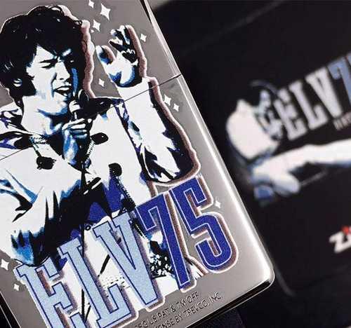 Zippo. Elvis 75 Years. Лимит: 1/7500. Редк. NEW