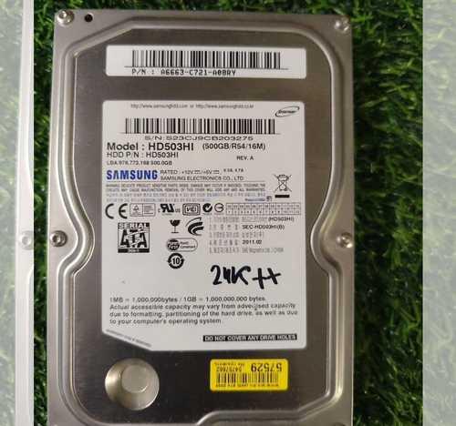 Жесткий диск HDD 500gb Samsung