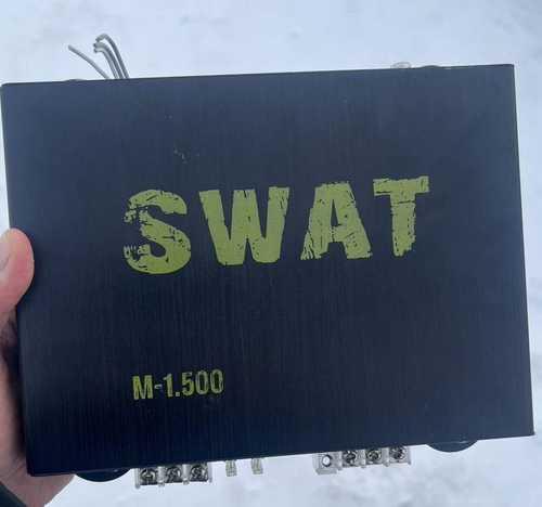 Усилитель звука автомобильный swat M 1-1.500