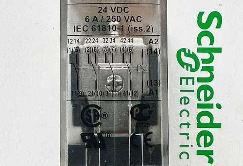 RXM4AB1BD Реле 4CO 24VDC Schneider Zelio Relay