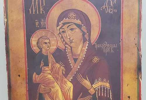 Икона Образ Богородица Троеручица 19 век