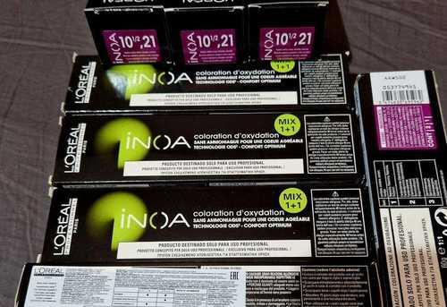 Краска для волос лореаль loreal inoa 10 1/2,21