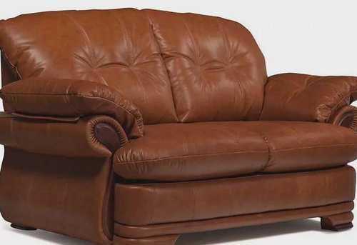 Кожаный диван Фортуна 3 двухместный дизайн 1