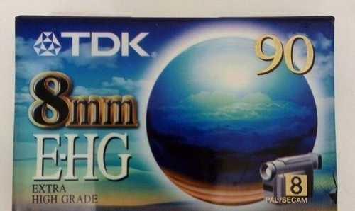 Видеокассета TDK 8mm E-HG extra high grade