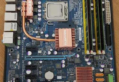 Комплект Мат.плат+проц+ озу Xeon Q9400 DDR2