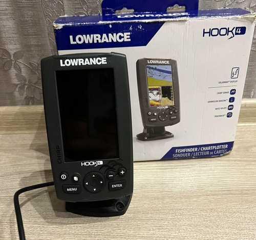 Эхолот картплоттер lowrance hook 4 chirp