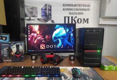 Игровой Пк 4 ядра, 8 Гб Ram, R7 260X, SSD+HDD