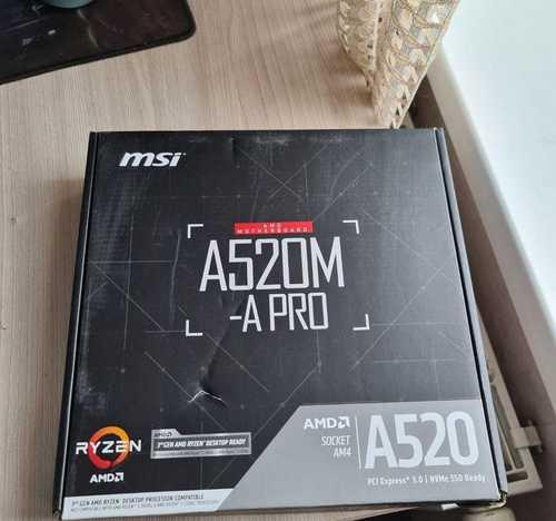 Материнская плата MSI A520m-A pro