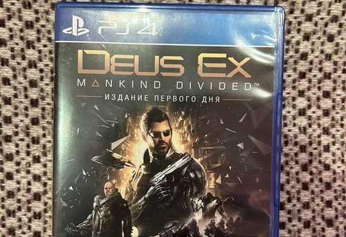 Игра Deus ex Mankind Divided PS4