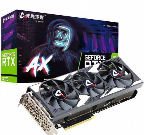 AX Gaming Rebel geforce RTX 3070 X3 8G LHR