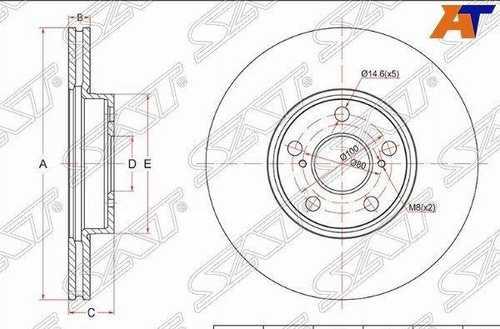 Диск тормозной toyota allion, toyota allion #ZT26#