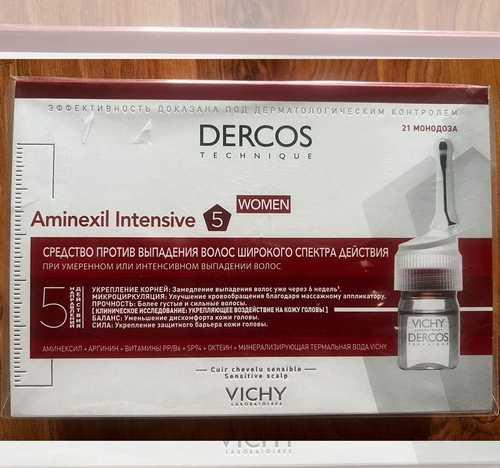 Vichy dercos aminexil intensive 5 новый