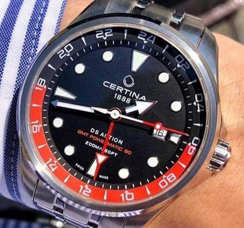 Часы мужские Certina DS Action GMT Powermatic 80