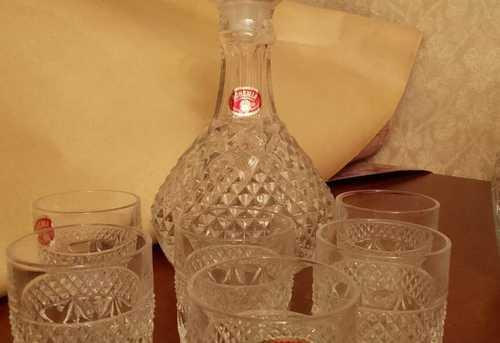 Графин со стаканами богемия Чехия