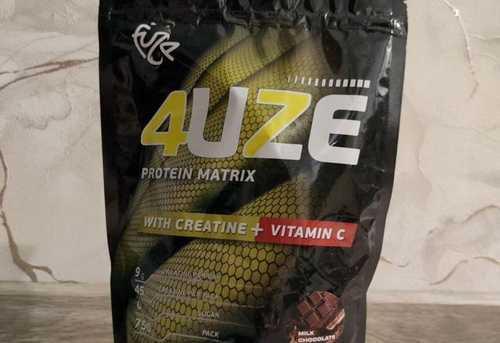Сывороточный протеин+креатин 4UZE 750g шоколад