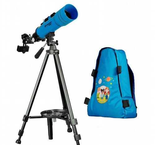 Телескоп bresser junior 70/400 в синем рюкзаке