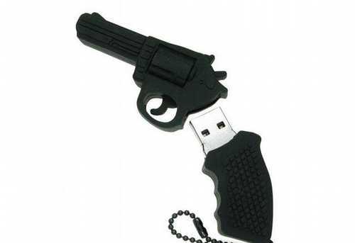 Флешка USB Револьвер черный 16Гб RQ502