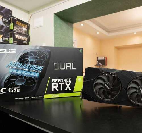 Видеокарта Asus RTX 2060 Dual EVO