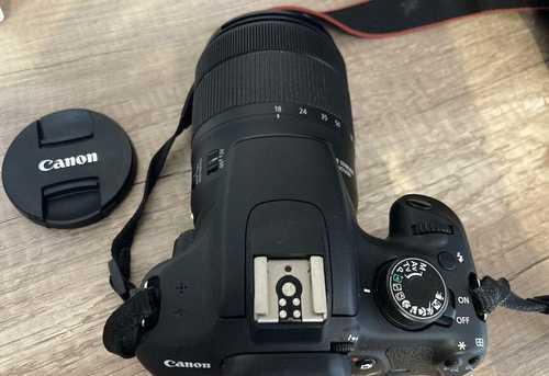 Фотоаппарат Canon EOS 1200D + объектив 18-135mm
