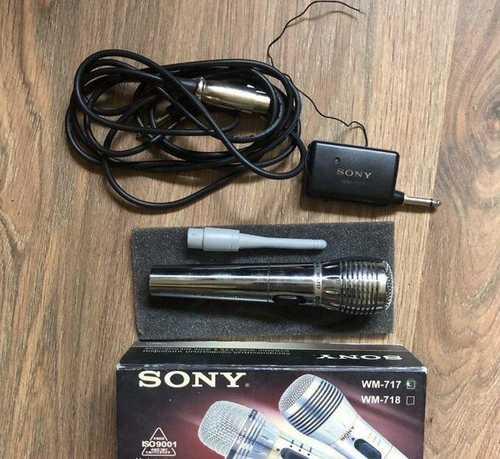 Беспроводной-проводной микрофон Sony WM-717