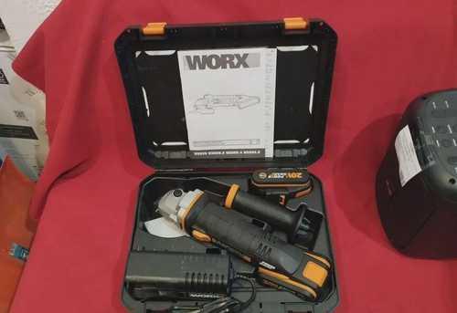 Аккумуляторная ушм Worx WX800 20V 115мм