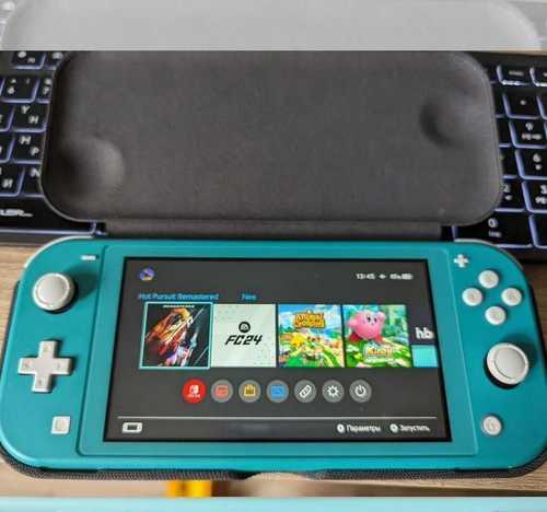 Nintendo switch lite (чип pkfly) на 128гб