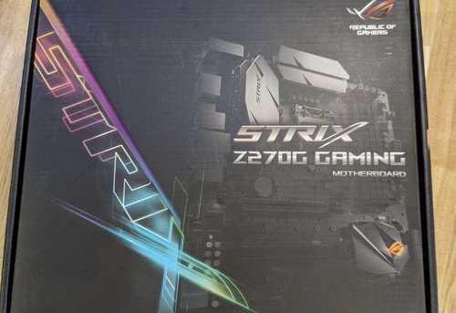 Материнская плата asus strix Z270G gaming