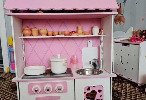 Детская кухня+дом для кукол