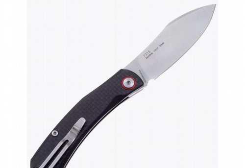 Нож складной 7315 сталь 12C27 brush black carbon G