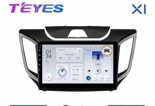 Магнитола штатная Teyes X1 4G 2G+32G Hyundai Creta