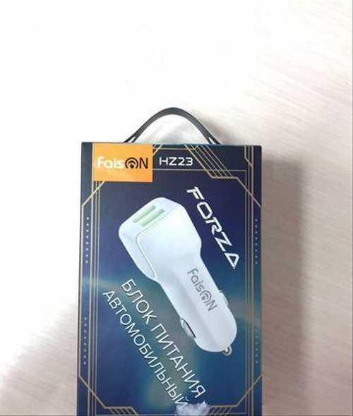 Блок питания автомобильный 2USB Faison HZ23 2400mA