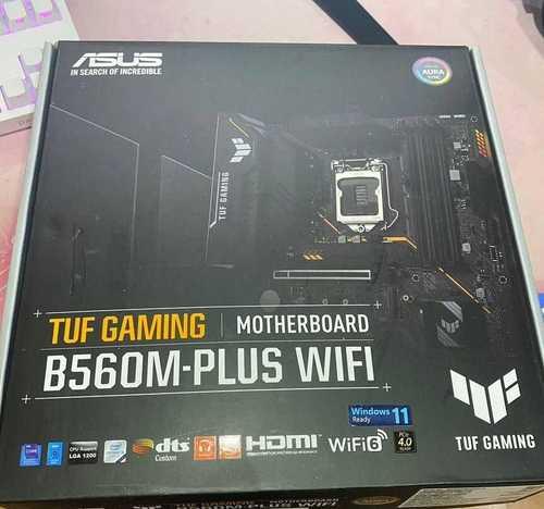 Материнская плата Asus TUF gaming B560M-plus wifi