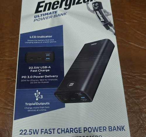 Power Bank Energizer переносной источник питания