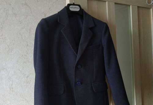 Школьный Пиджак для мальчика 128 серый